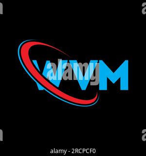 WVM logo. WVM letter. WVM letter logo design. Initials WVM logo linked ...