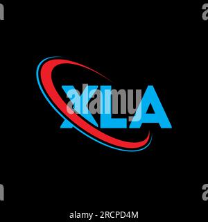 XLA logo. XLA letter. XLA letter logo design. Initials XLA logo linked ...
