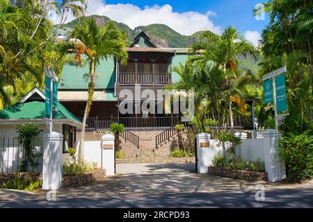 Mahe Seychelles 16.07.2023 Kenwyn house, an antique colonial house ...
