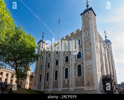 The White Tower is a central tower, the old keep, at the Tower of ...