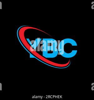 YBC logo. YBC letter. YBC letter logo design. Initials YBC logo linked ...