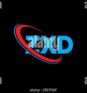 ZXD logo. ZXD letter. ZXD letter logo design. Initials ZXD logo linked ...
