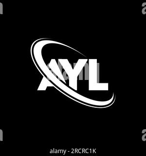 AYL logo. AYL letter. AYL letter logo design. Initials AYL logo linked ...