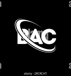 BAC logo. BAC letter. BAC letter logo design. Initials BAC logo linked ...