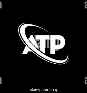 ATP logo. ATP letter. ATP letter logo design. Initials ATP logo linked ...
