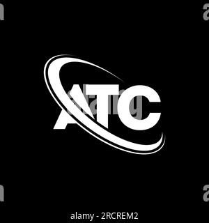 ATC logo. ATC letter. ATC letter logo design. Initials ATC logo linked ...