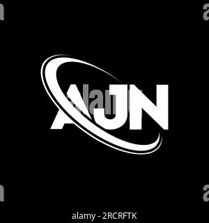 AJN logo. AJN letter. AJN letter logo design. Initials AJN logo linked ...