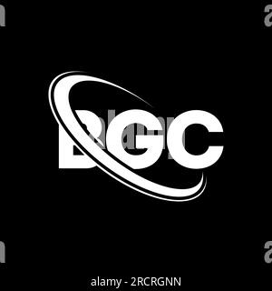 BGC letter logo design for technology company. BGC logo design black ...