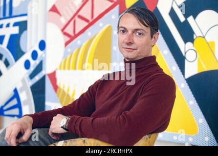 Roy Lichtenstein, Roy Fox Lichtenstein (1923 – 1997) American pop artist Stock Photo - Alamy