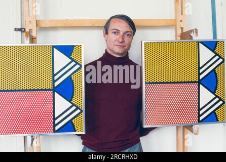 Roy Lichtenstein (1923 - 1997) American pop artist. During the 1960s ...