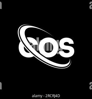 COS logo. COS letter. COS letter logo design. Initials COS logo linked ...