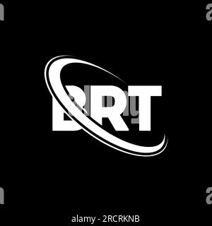 BRT logo. BRT letter. BRT letter logo design. Initials BRT logo linked ...