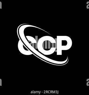 CCP circle letter logo design with circle and ellipse shape. CCP ...