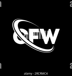 CFW logo. CFW letter. CFW letter logo design. Initials CFW logo linked ...