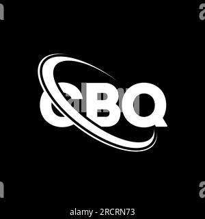 CBQ circle letter logo design with circle and ellipse shape. CBQ ...