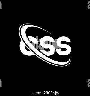 CSS logo. CSS letter. CSS letter logo design. Initials CSS logo linked ...
