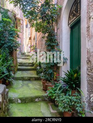 Scenic sight in Maranola, small village overlooking Gaeta gulf ...