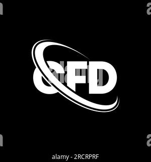 CFD logo. CFD letter. CFD letter logo design. Initials CFD logo linked ...