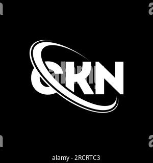 CKN logo. CKN letter. CKN letter logo design. Initials CKN logo linked ...