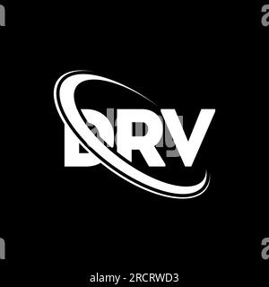DRV logo. DRV letter. DRV letter logo design. Initials DRV logo linked ...