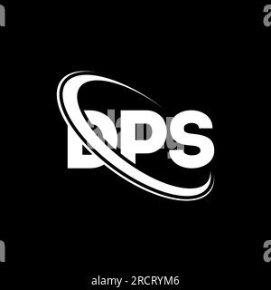 DPS circle letter logo design with circle and ellipse shape. DPS ...