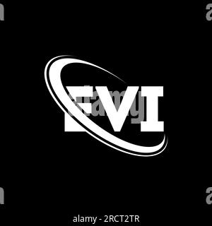EVI logo. EVI letter. EVI letter logo design. Initials EVI logo linked ...
