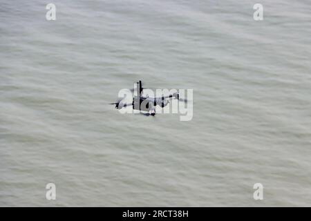 Surveillance drone over Lake Erie in Lakewood, Ohio Stock Photo - Alamy