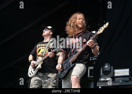 Rob Lyberg of Eva Under Fire performs at Inkcarceration Music and ...
