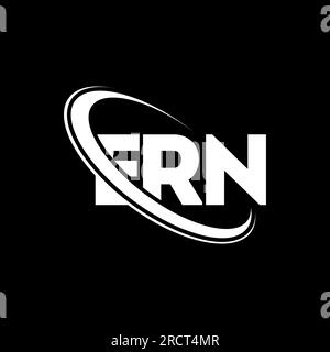 ERN logo. ERN letter. ERN letter logo design. Initials ERN logo linked ...