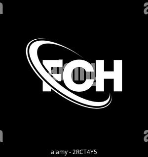 FCH logo. FCH letter. FCH letter logo design. Initials FCH logo linked ...