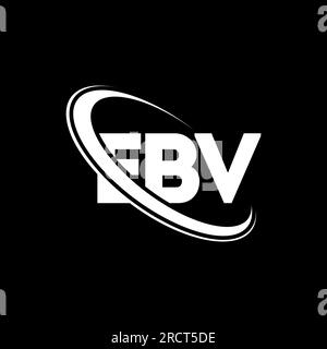 EBV logo. EBV letter. EBV letter logo design. Initials EBV logo linked ...