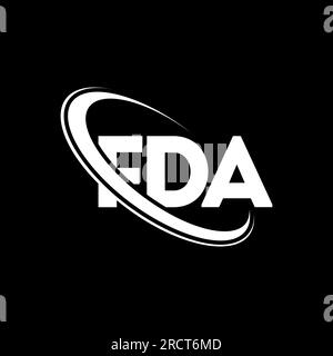 FDA logo. FDA letter. FDA letter logo design. Initials FDA logo linked ...
