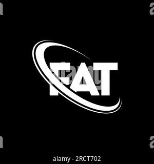 FAT logo. FAT letter. FAT letter logo design. Initials FAT logo linked ...