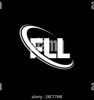 FLL logo. FLL letter. FLL letter logo design. Initials FLL logo linked ...