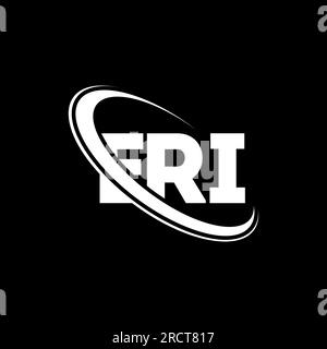 ERI letter logo design for technology company. ERI logo design black ...