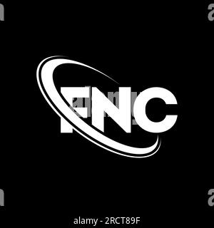 FNC logo. FNC letter. FNC letter logo design. Initials FNC logo linked with circle and uppercase ...