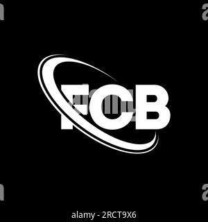FCB logo. FCB letter. FCB letter logo design. Initials FCB logo linked ...