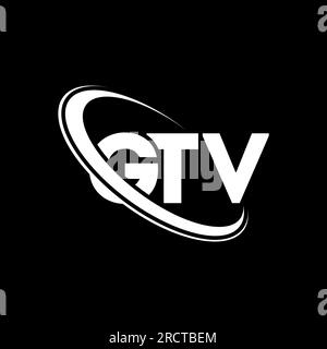 GTV logo. GTV letter. GTV letter logo design. Initials GTV logo linked ...