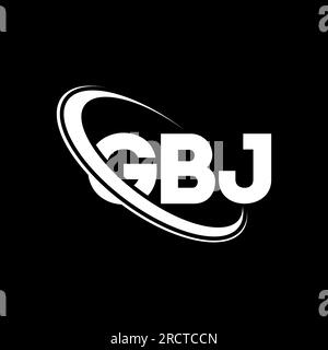 GBJ logo. GBJ letter. GBJ letter logo design. Initials GBJ logo linked ...