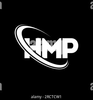 HMP logo. HMP letter. HMP letter logo design. Initials HMP logo linked ...