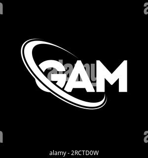 GAM logo. GAM letter. GAM letter logo design. Initials GAM logo linked ...