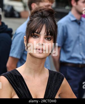 Emily Ratajkowski attends the British Vogue x Self Portrait Summer ...