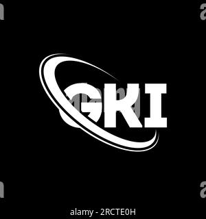 GKI logo. GKI letter. GKI letter logo design. Initials GKI logo linked ...