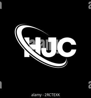 HJC logo. HJC letter. HJC letter logo design. Initials HJC logo linked ...