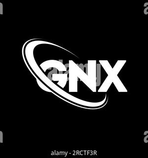GNX logo. GNX letter. GNX letter logo design. Initials GNX logo linked ...
