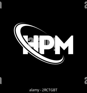 HPM logo. HPM letter. HPM letter logo design. Initials HPM logo linked ...