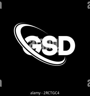 GSD logo. GSD letter. GSD letter logo design. Initials GSD logo linked ...