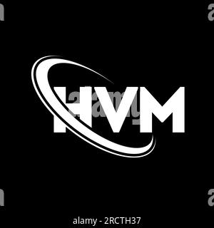 HVM logo. HVM letter. HVM letter logo design. Initials HVM logo linked ...