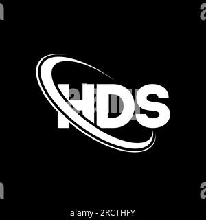 HDS logo. HDS letter. HDS letter logo design. Initials HDS logo linked ...