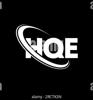 HQE logo. HQE letter. HQE letter logo design. Initials HQE logo linked ...